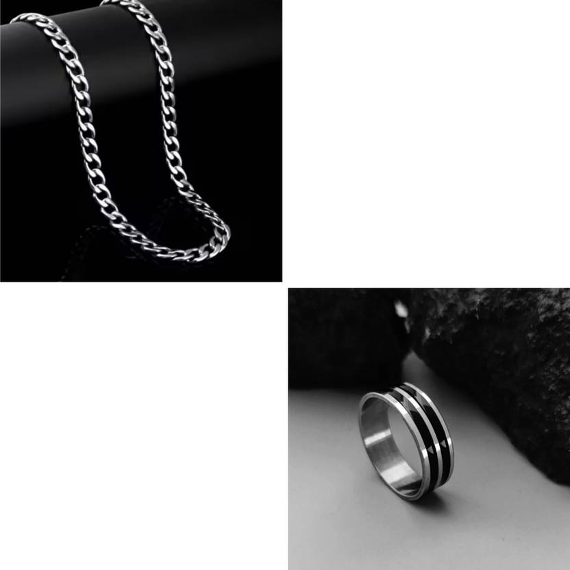 Vipunj Alloy Sterling Silver Silver Jewellery Set Price in India - Buy ...