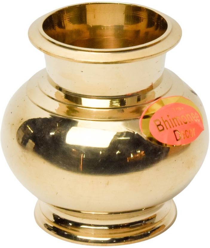 Flipkart.com | Bhimonee Decor Pooja Kalash| Matka Design Lota| Lutiya ...