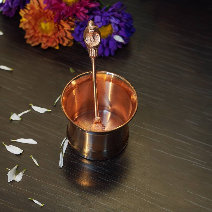 Flipkart.com | Puja N Pujari Pancha Patra with Udharini/Spoon/Pali Set ...