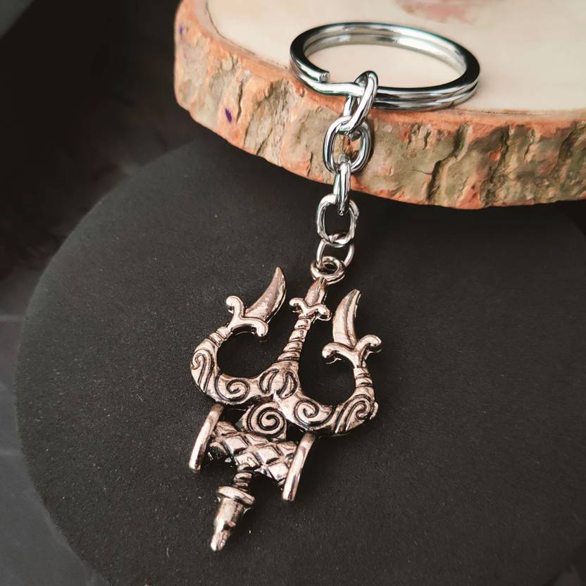 Sullery Lord Shiva Trishul Damaru Mahadev Keyring SulleryKey2022223 Key ...