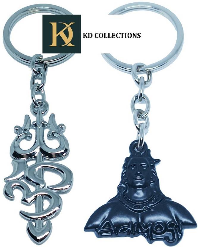 kd collections KD-637-641 Combo of Adiyogi Keychain & Shiva Shankar ...