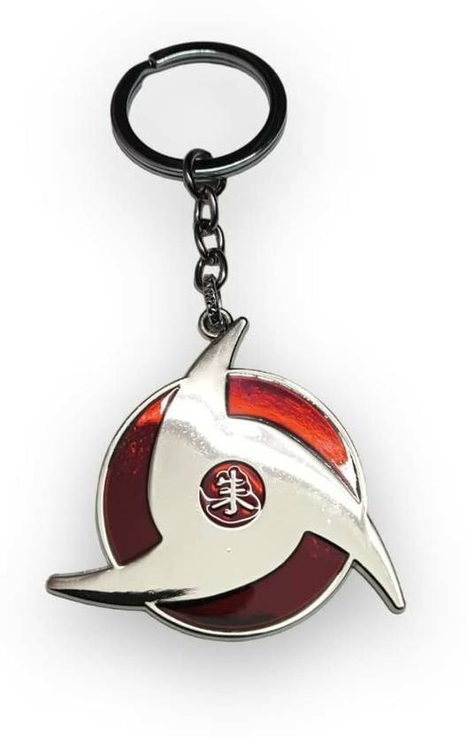 Shopeekendar Naruto Keychain Spinner Anime Red Uchiha Sharingan Naruto ...