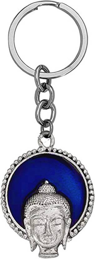 AFH Lord Gautama Buddha Buddhism Religious Blue Keychain For Men And ...