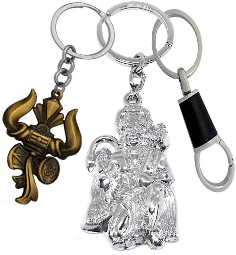 KV Fashion Bajrangbali Bhakt Hanuman & Lord Shiva Trishul Rudraksha ...