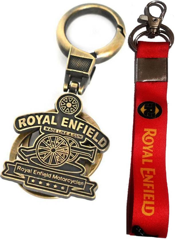 kd collections 225-RELANS-RD Royal Enfield Bullet Bike Metal & Lanyard ...