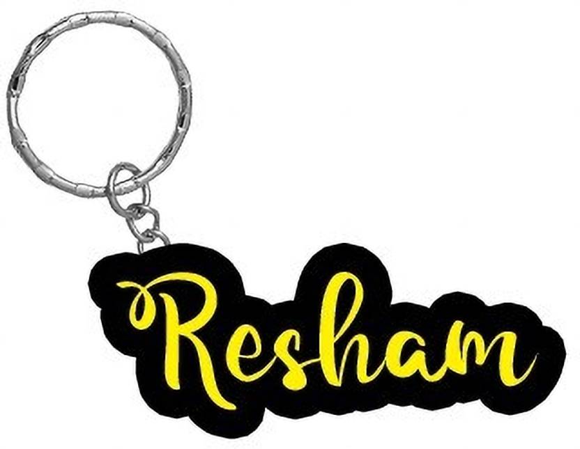 SY Gifts Resham Name Black Yellow Name Keychain Key Chain Price in ...
