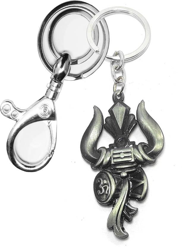 KV Fashion Lord Shiva Trishul Rudraksha Bead Damru With Hook Metal ...