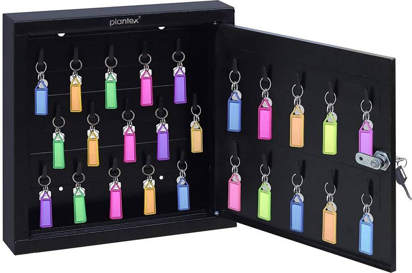 Plantex GI Metal Key Storage Box/Key Cabinet for 25 Key-Chains with Key ...