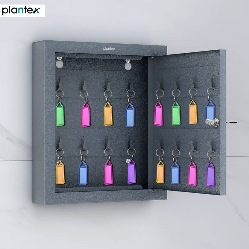 Plantex GI Steel Key Storage Box/Key Cabinet with Lock for Home/Key ...