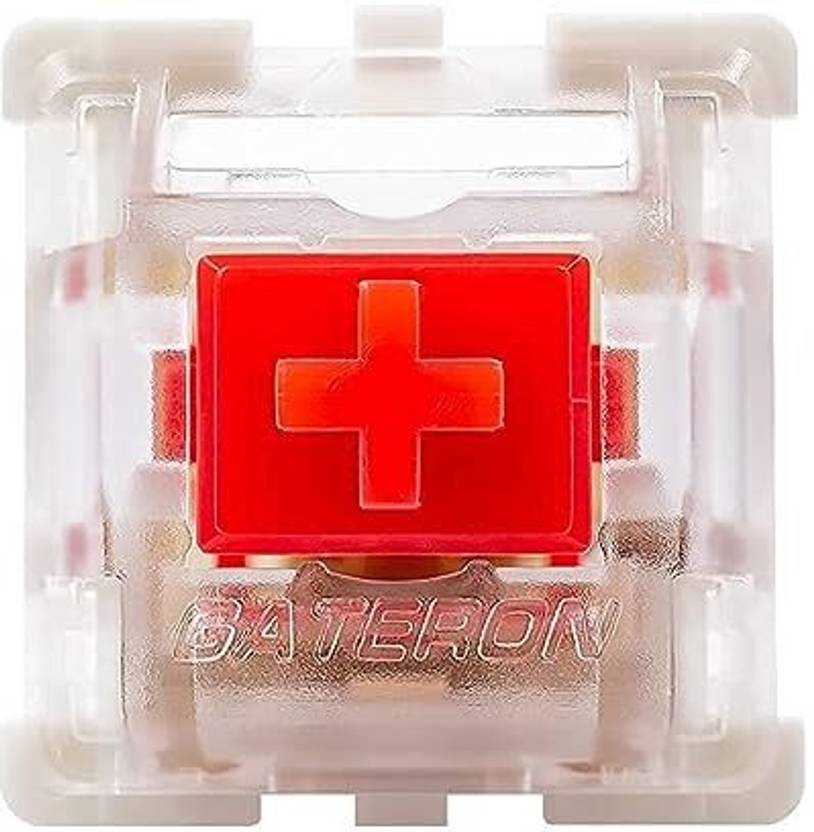 Gateron Mechanical Switch – 3pin (Red) Desktop Keyboard Replacement Key ...