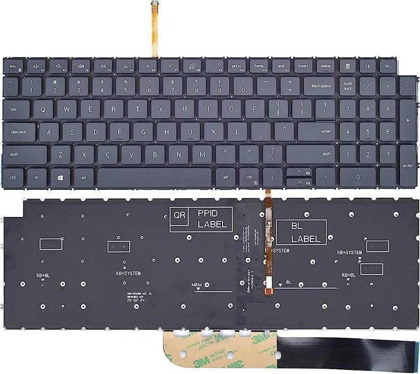 us info Backlit Keyboard for DELL Inspiron 15 3511 3510 3515 15 5510 ...
