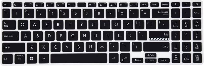 Saco Silicone Keyboard Cover Skin for Vivobook Pro K571GT 15.6 Inch ...
