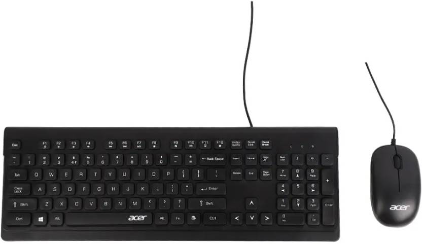 Acer ZC.A01SI.052 Wired Keyboard And Mouse Wired USB Standard Desktop ...