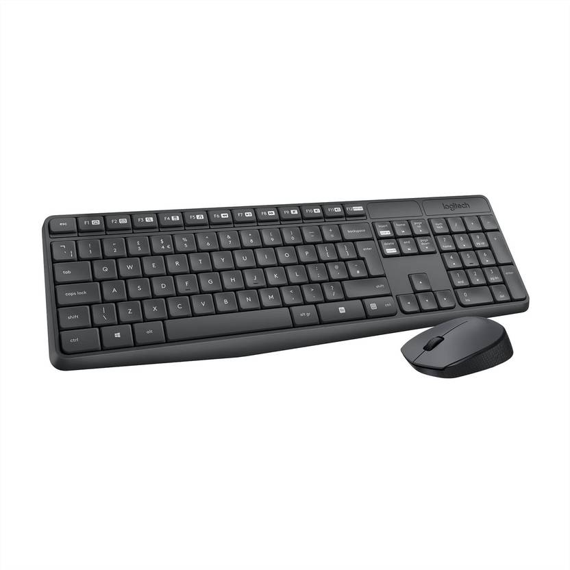 Logitech MK235 Bluetooth Standard Desktop Keyboard Compatible with ...