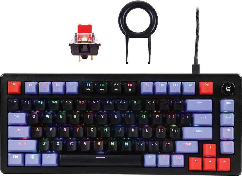 Kreo Hive RGB Gaming Mechanical Keyboard, RGB Keyboards, Braided Cable ...