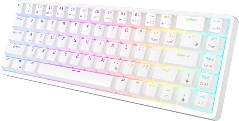 RK ROYAL KLUDGE RKG68 Wireless Bluetooth, Wireless Gaming Keyboard - RK ...