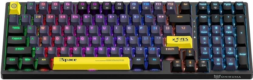 Onikuma G38 Wired USB Handheld Gaming Keyboard Compatible with Desktop ...