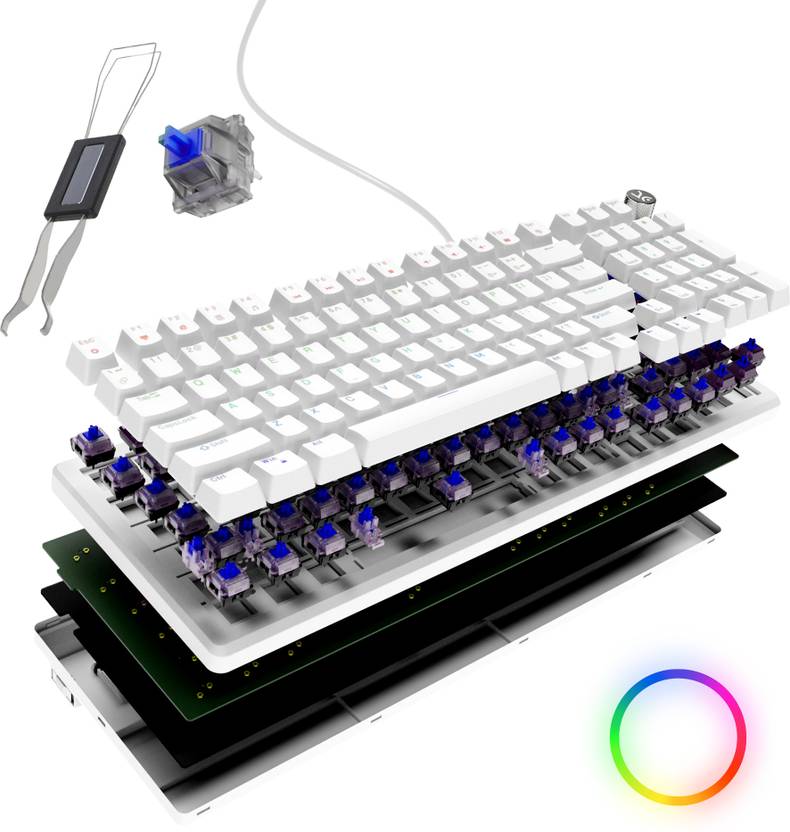 Kreo Hive Full Size Wired Gaming Mechanical Keyboard,Outemu Switches ...