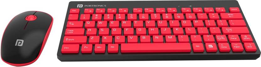 Portronics POR-372 Key2 Combo Wireless Keyboard and Mouse Set, with 2.4 ...