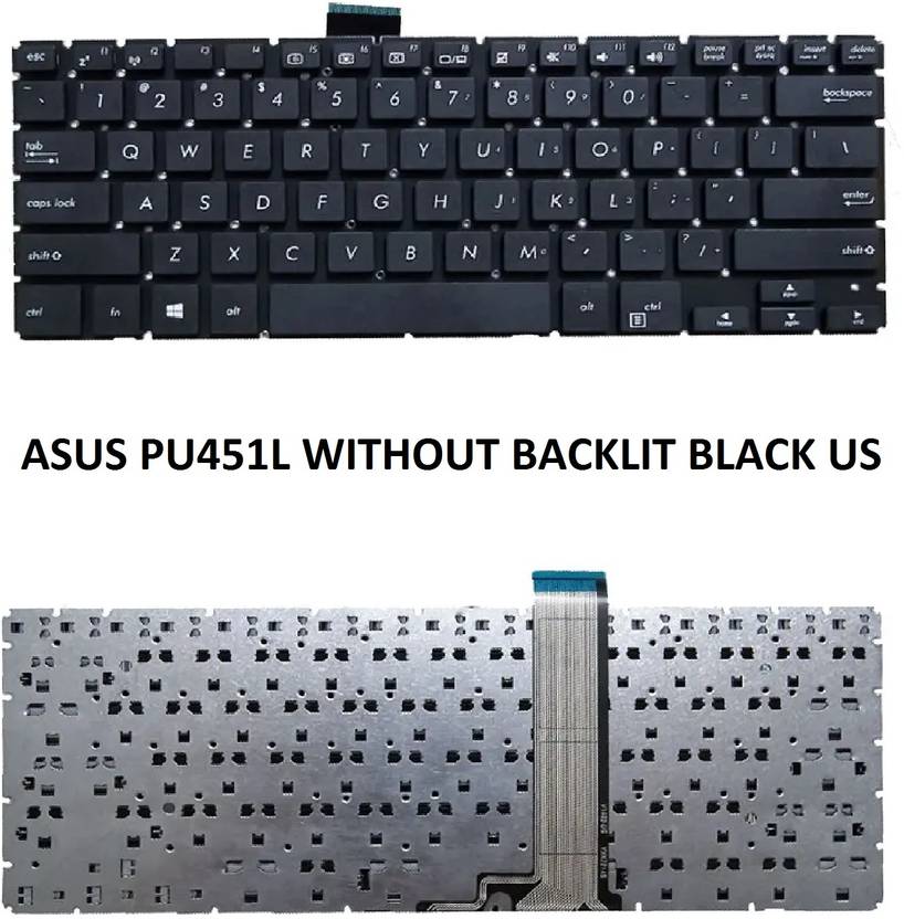 ROTECH SOLUTIONS KEYBOARD FOR ASUS PU451L WITHOUT BACKLIT KEYBOARD ...