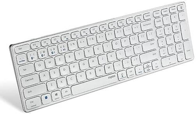 RAPOO E9350G White 19987 Bluetooth Laptop Keyboard - RAPOO : Flipkart.com