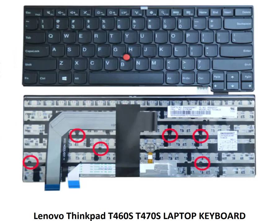 ROTECH SOLUTIONS COMPATIBLE KEYBOARD FOR LENOVO THINKPAD T460S T470S ...