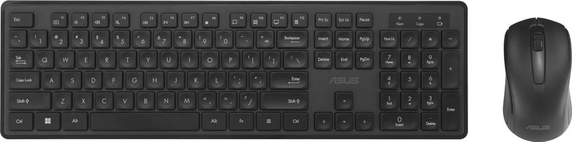 ASUS Wireless Keyboard and Mouse Set CW101 Wireless Standard Multi ...