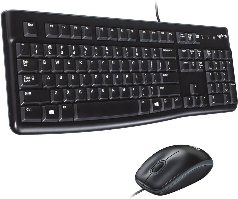 Logitech MK120 USB 2.0 Keyboard and Mouse Combo - Logitech : Flipkart.com