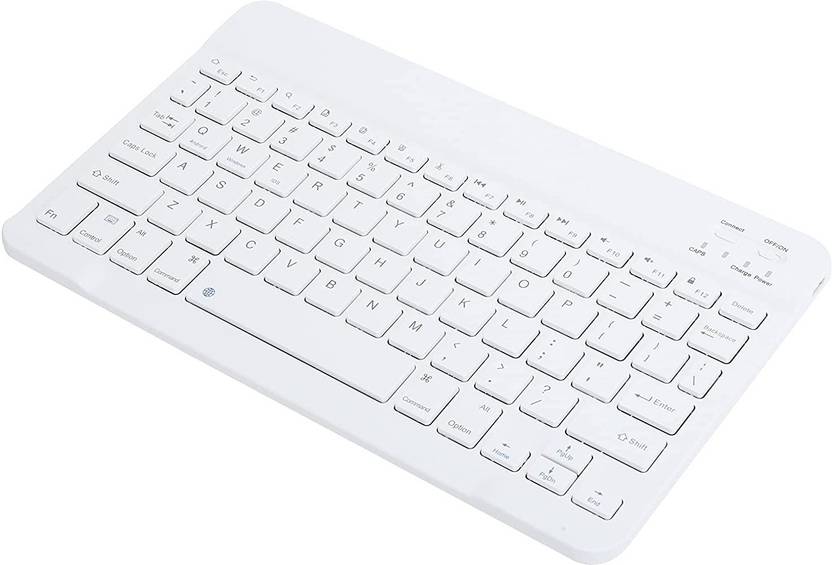 FKU 10 Inch Rechargeble Bluetooth Keyboard, Lightweight Ultra Wide ...