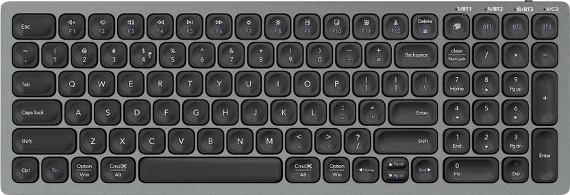 ZEBRONICS Zeb K5001MW Bluetooth 5.0 keyboard for Mac, Windows, Android ...