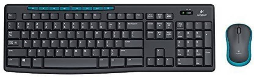 Logitech FULL SIZE MK275 WIRELESS KEYBORD MOUSE Wireless Multi-device ...
