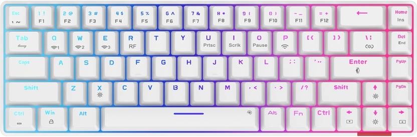 Portronics POR 1607 Bluetooth, Wireless Standard Gaming Keyboard ...