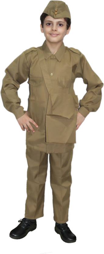KAKU FANCY DRESSES Our Community Helper Postman Costume -Khaki, 3-4 Years, For Boys & Girls Kids ...