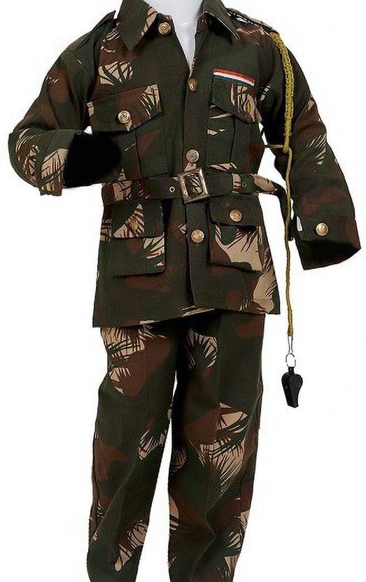 CHANDU KI DUKAN Military Fancy Dress/SEPAYE VARDI /Helpers Costume ...