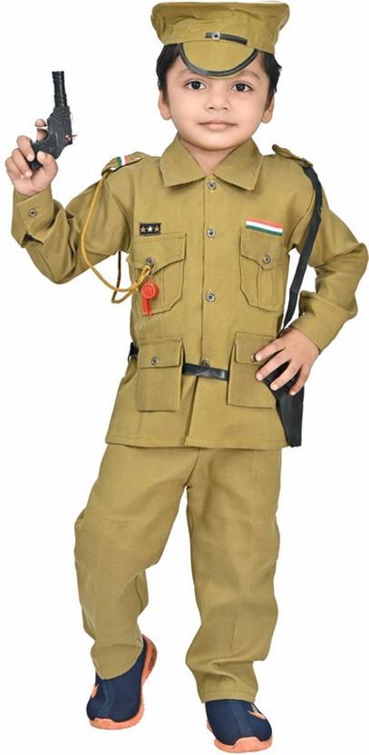 S RAJ DRESSES Police Costume Dress For Kids Fancy Dress Kids Costume ...