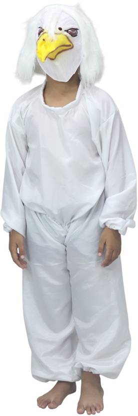 GauriFancyDress Jatayu White Old Vulture Giddh Bird Ramayana Kids Fancy ...