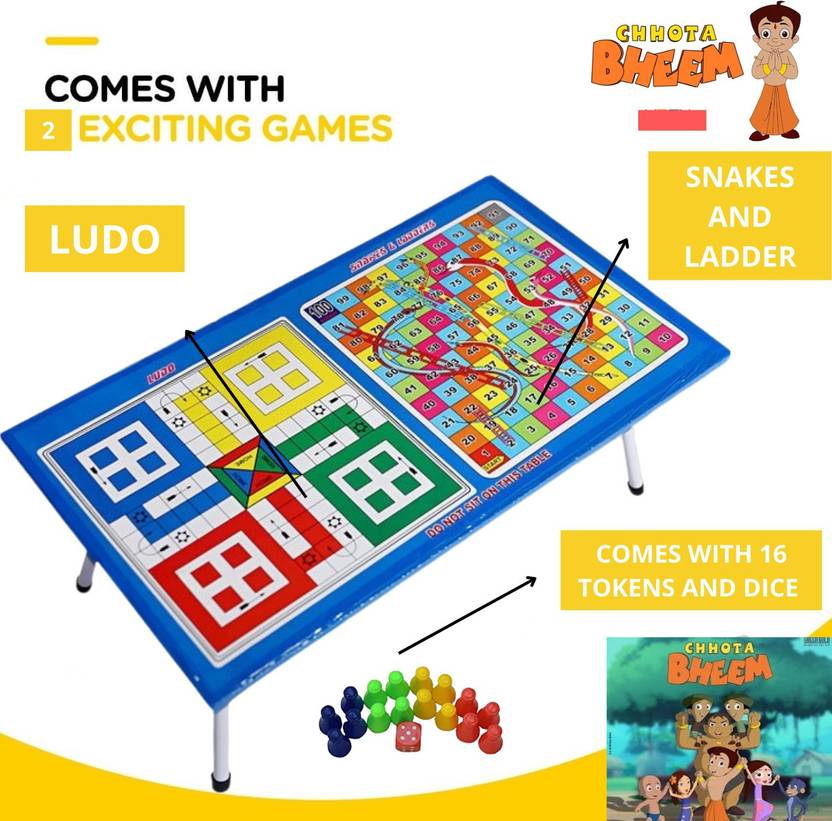 Stepping Stones Ludo snakes ladders game 2 in 1 lapttop study table ...