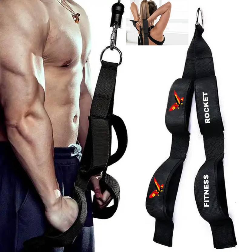 FITNESS ROCKET Professional Tricep Cable Attachment for Triceps and ...