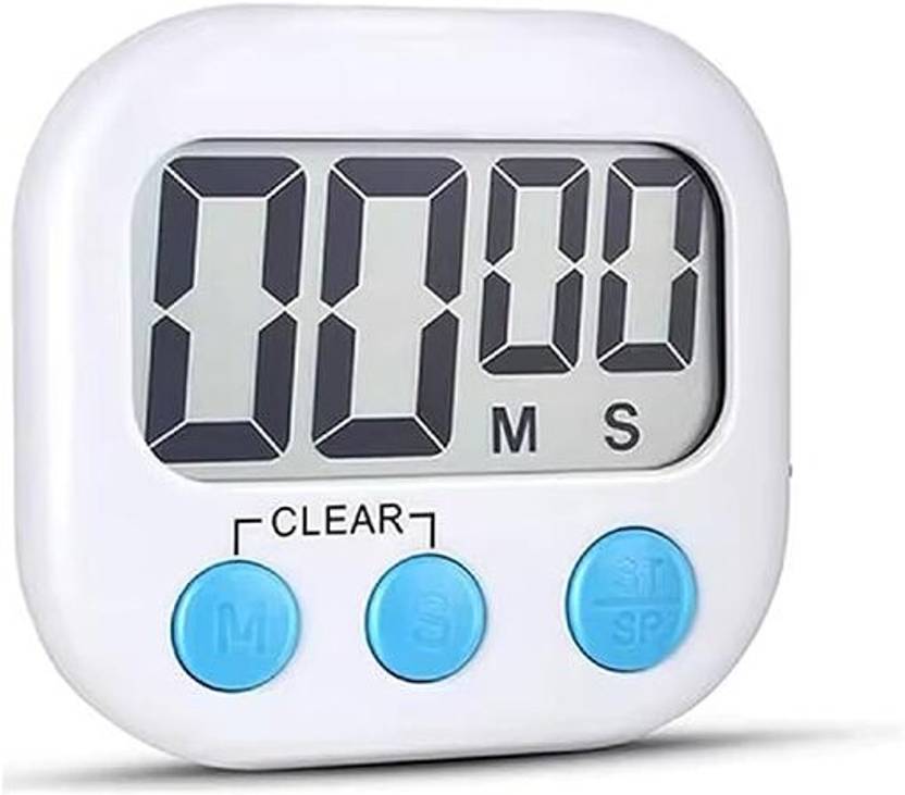 TYAG Digital Kitchen Timer Stopwatch Digit Countdown, Loud Alarm, Magnetic Back Stand Digital ...