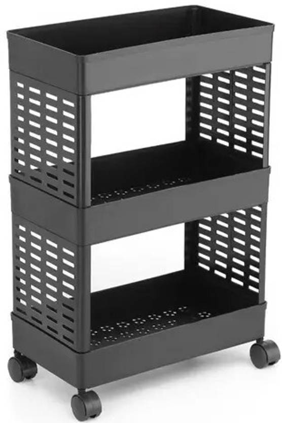 Flipkart Perfect Homes Studio KITCHEN RACK Plastic Kitchen Trolley ...