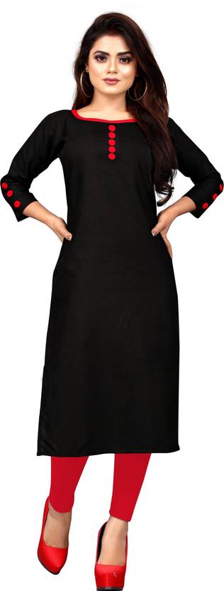 Ffjg Women Solid A-line Kurta - Buy Ffjg Women Solid A-line Kurta ...