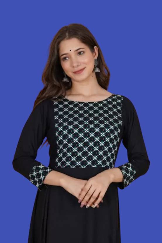 GHJG Women Printed Anarkali Kurta - Buy GHJG Women Printed Anarkali ...