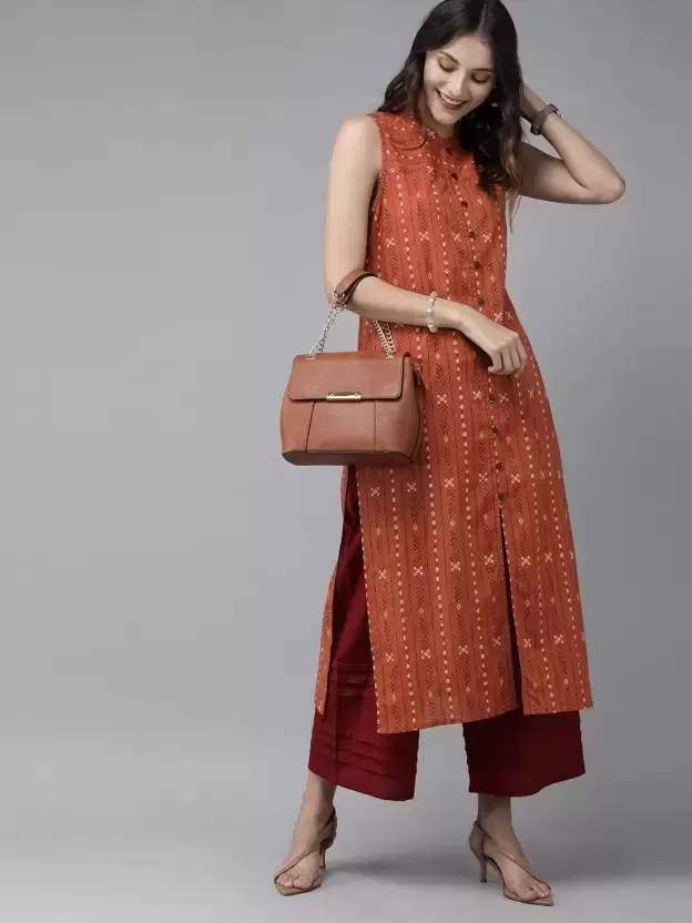 Lamba Creations Women A-line Brown Dress - Buy Lamba Creations Women A ...