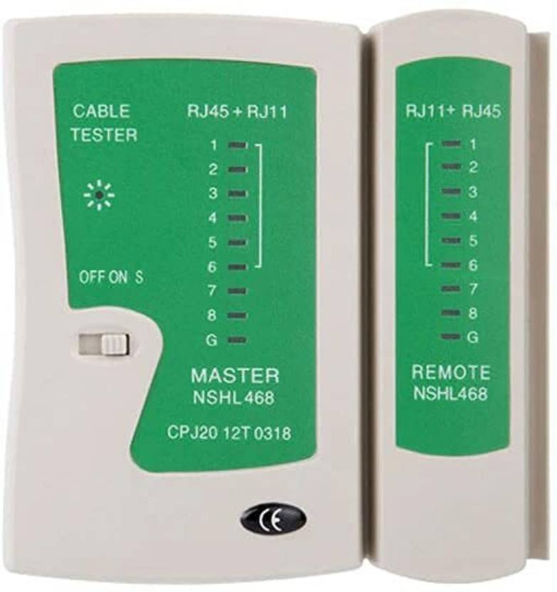 All mobile solution RJ45 & RJ11 Network LAN Cable Tester with LED ...