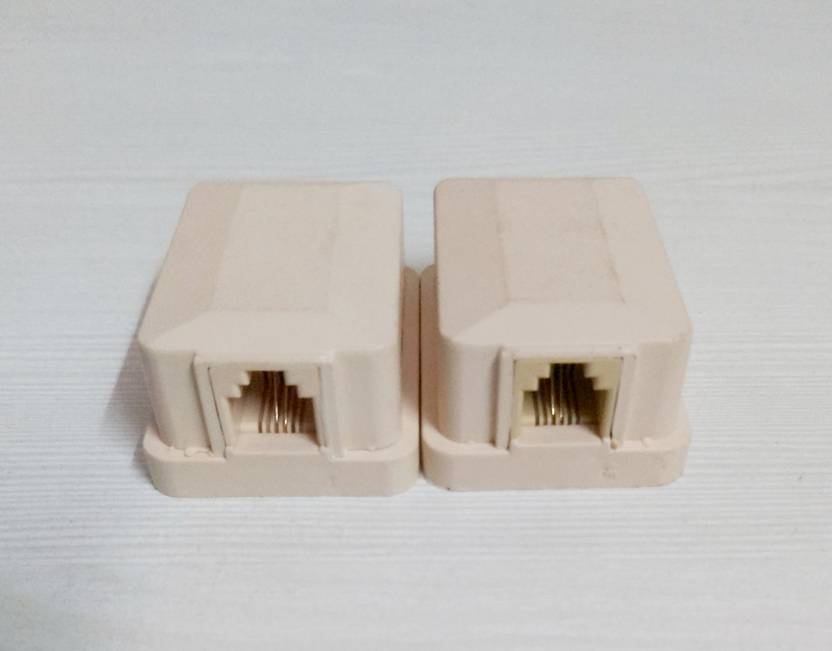 Tri Single RJ11 Port Telephone Junction Rosette Mount Modular Jack ...