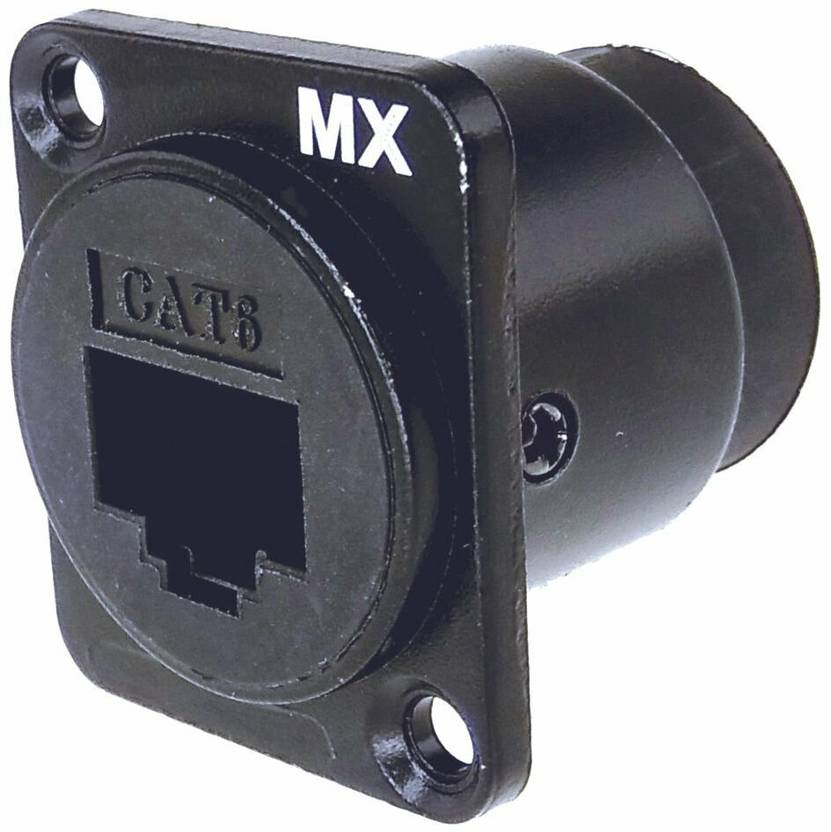 MX RJ-45 Female To RJ-45 Female Panel Mounting Connector (1pcs) Lan ...