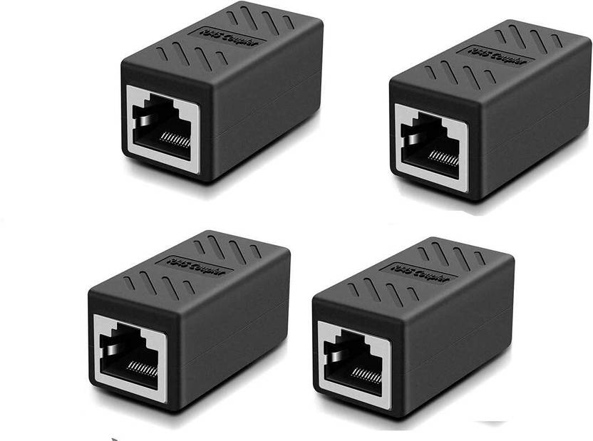 OZAK (Pack of 4) RJ45 Ethernet Couple Network LAN Cable Jointer ...