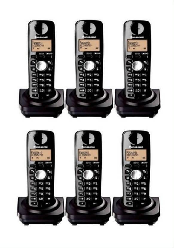 Panasonic 6 LINE WIRELESS INTERCOM Cordless Landline Phone Price in ...