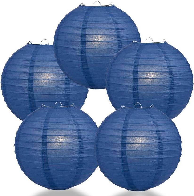 The Decor Affair 14 Inch Chinese Japanese Paper Lanterns Blue Paper Sky ...