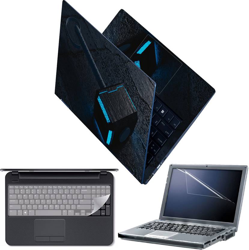 Techfit Full Body Laptop Skin with Screen Guard and Key Guard - Thor ...